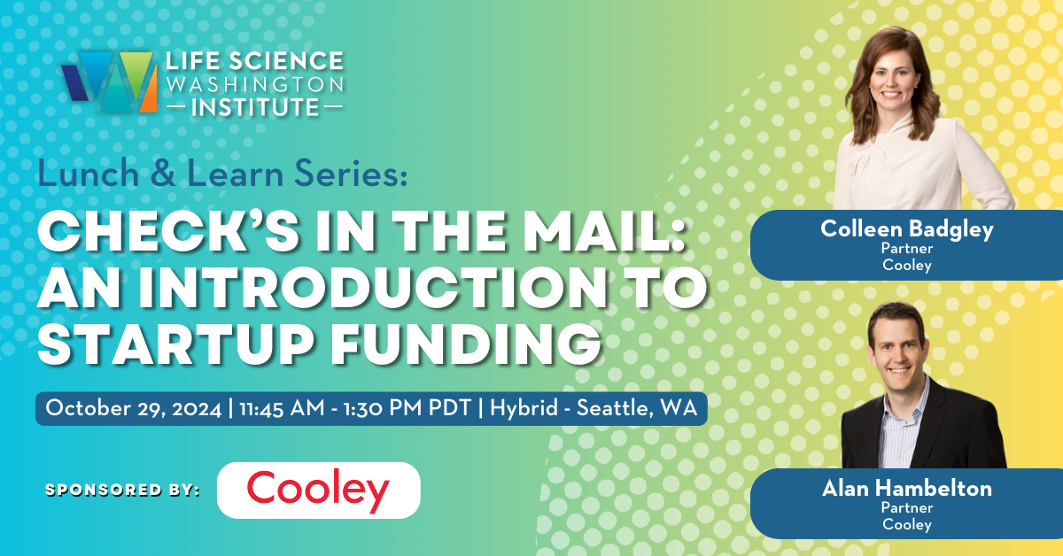 LSW Institute Lunch & Learn Series: Check’s in the Mail: An Introduction to Startup Funding ...